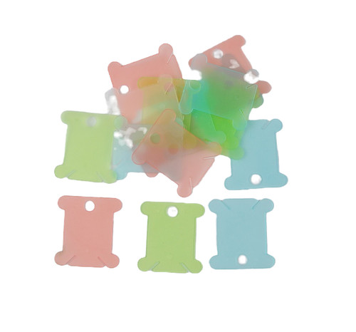 85 Pieces Plastic Bobbin Cards | craftmiddleeast