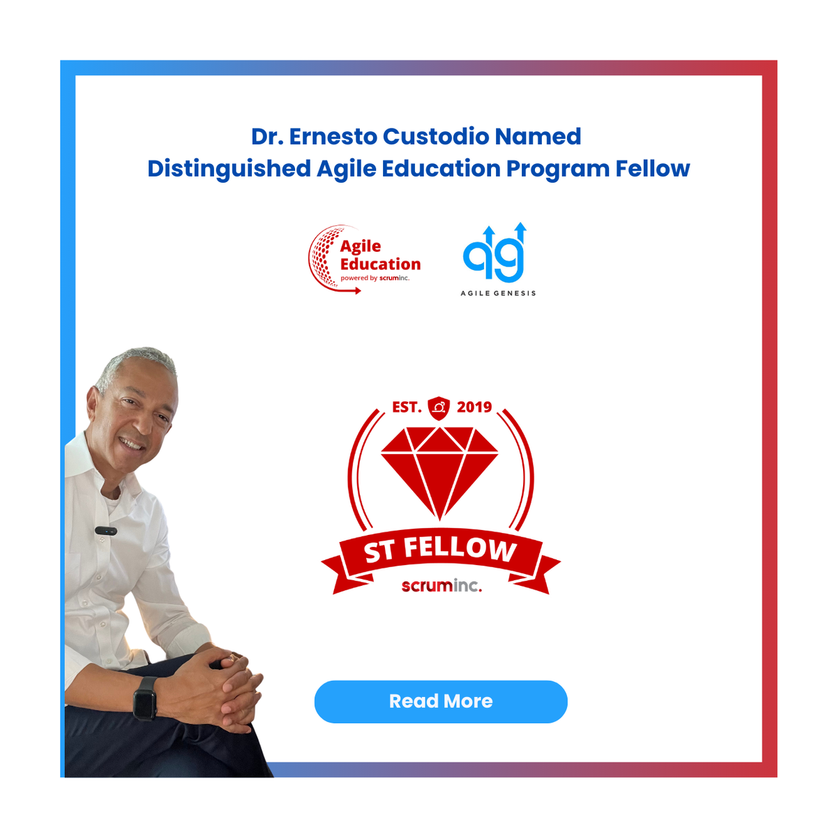 Dr. Ernesto Custodio Named AEP Fellow