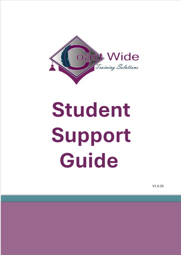 Student Support Guide TEMPLATE with POSTERS | Coast Wide Training