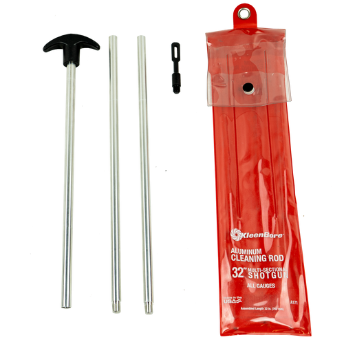 3pc. All Gauge Aluminum Shotgun Rod Set- 32″ | Kleen-Bore