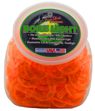 UV Bore Light Illuminator Flaming Orange Globe Display - 100 Qty.