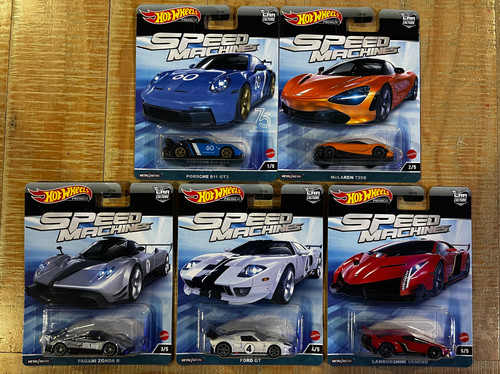 Hot Wheels Premium Speed Machines set of 5 | Outlaw Rides