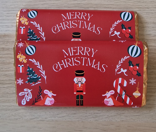 Christmas Nutcracker personalised Galaxy chocolate bar wrapper ...