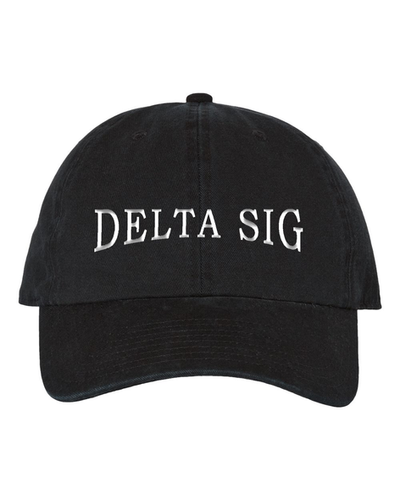 Paramount Delta Sig Cap Black | FRATMERCH