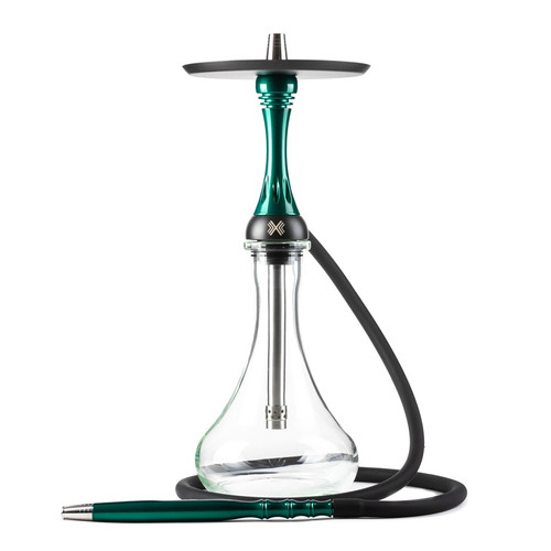 Alpha Model X - Candy Green With Vase | The Shisha Warehouse