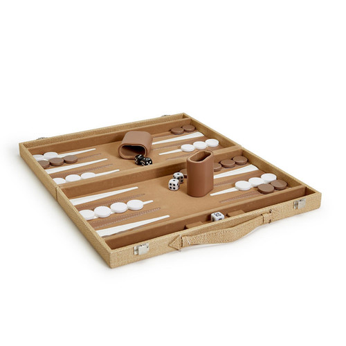 Raffia Backgammon Set | Giftedoflarchmont