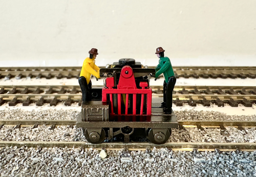 Bachmann USA 46202BAC American Gandy Dancer electrically powered hand ...