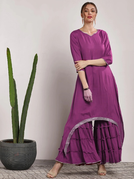 5 Latest Sharara Suit Design in 2021