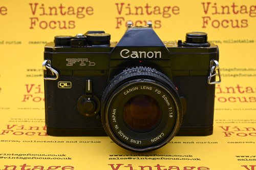 Canon FTb 35mm film camera with Canon FD 50mm F1.8 lens | Vintage Focus