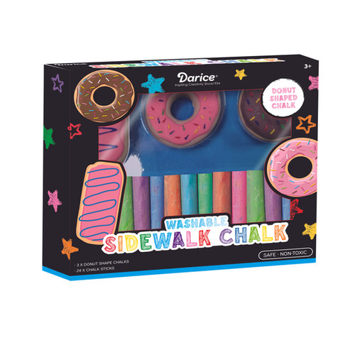 Washable Sidewalk Chalk Novelty Chalk Set | Darice
