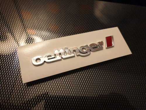 Oettinger High-Chrome Boot Badge | DCD Motorsport
