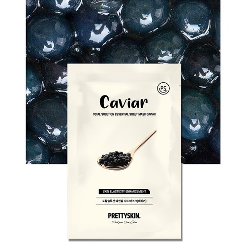 PRETTYSKIN Essential Sheet Mask (10 types) - Caviar | kocondesign
