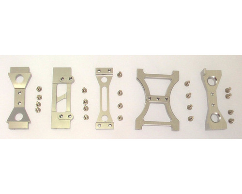 HL14X08 - Alum. Chassis Mount Set (5) Hi-Lift Truck | Hot Racing