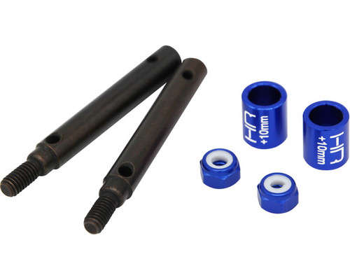 STRXF39W10 - +10mm S2 Spring Steel Portal Drive Stub Axles TRA Trx-4 ...
