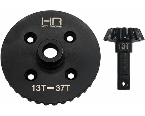 SMXX3713F - 37t/13t Steel Helical Diff Ring/Pinion Front Gear TRA Maxx ...