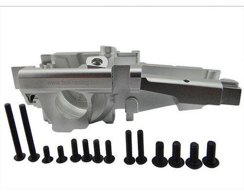 SUM1308 - Secure Lock Rear Bulkhead 1:10 Summit Silver | Hot Racing