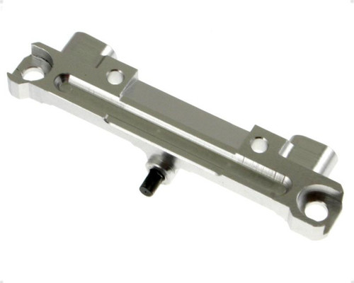 EXM3008 - Radio Shack XMODs Silver Aluminum Rear Shock Mount | Hot Racing