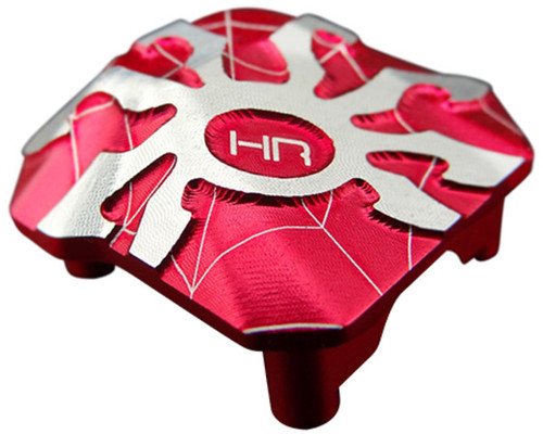 SCXT12CP02 - Aluminum Ar44 Axle Diff Spider Cover (Red) - Axial Scx 2 ...