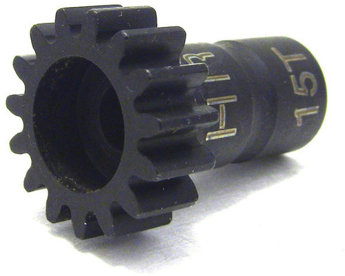 NSG2415L - Mod 1 Long Shank 5mm Bore 15t Pinion Gear | Hot Racing
