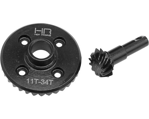 TRXF9411 - Steel Helical Diff Ring/Pinion Stock (11/34T) TRX4 | Hot Racing