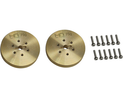 EDR10BPH - Heavy Brass wheel Hub with pin drive 75g EDR | Hot Racing