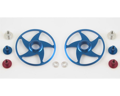SPW281506 - Blue Aluminum Spinners 24 Series | Hot Racing