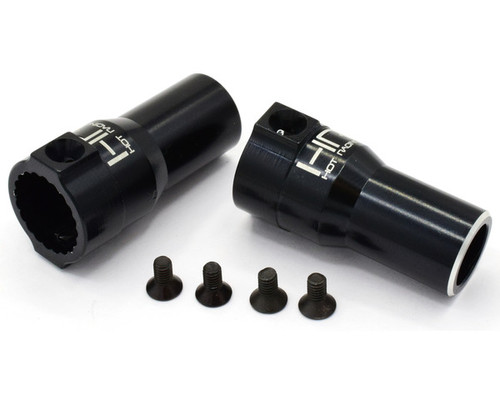 WRA2201 - Rear Axle Aluminum Adapter Wraith Ridgecrest | Hot Racing