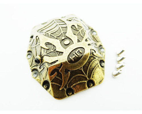 WRA12CP14 - Spider AR60 Axle Diff Cover (Antique Gold) - Yeti Wraith ...