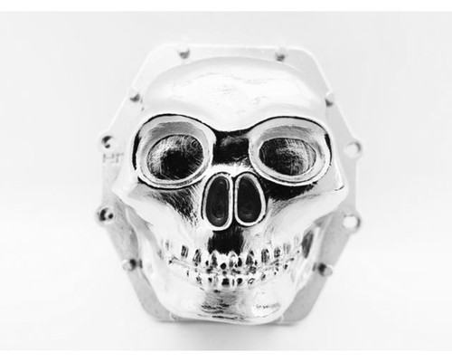 WRA12CT08 - Metal Skull AR60 Diff Cover (Chrome) - Axial Yeti Wraith ...