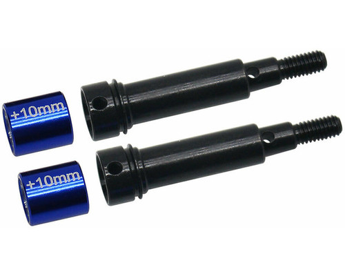 GRM288C10 - Steel Cv Drive Axles Wheel Shaft +10mm GRM288 Only | Hot Racing