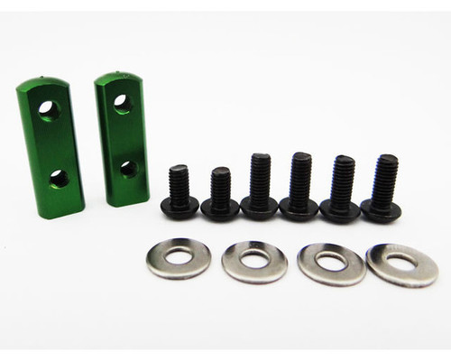 SH24M05 - 90 Degree Universal Servo Mount - Green | Hot Racing