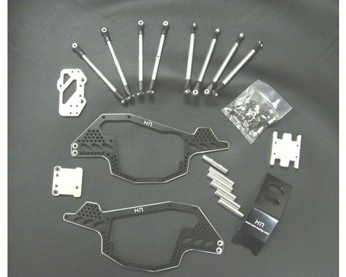 MRC14N01 - Black Aluminum Rock Racer Chassis Kit | Hot Racing