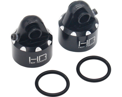 SLG156AX01 - Aluminum bleeder shock caps Sledge | Hot Racing