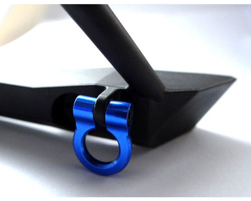 ACC80806 - 1/10 Scale Aluminum Blue Tow Shackle D-Rings (4) | Hot Racing