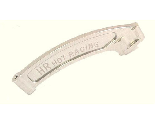 HF38B08 - HPI Hellfire Silver Aluminum Center Chassis Brace | Hot Racing
