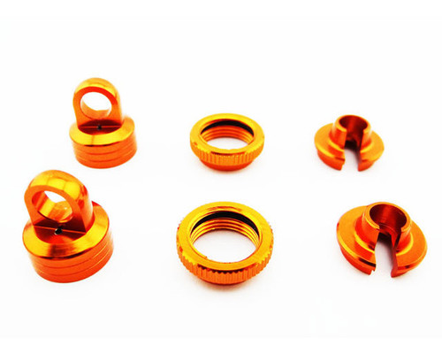 WRA15603 - Aluminum 10mm Shock Upgrade Kit (Orange) - Yeti Wraith AX10 ...