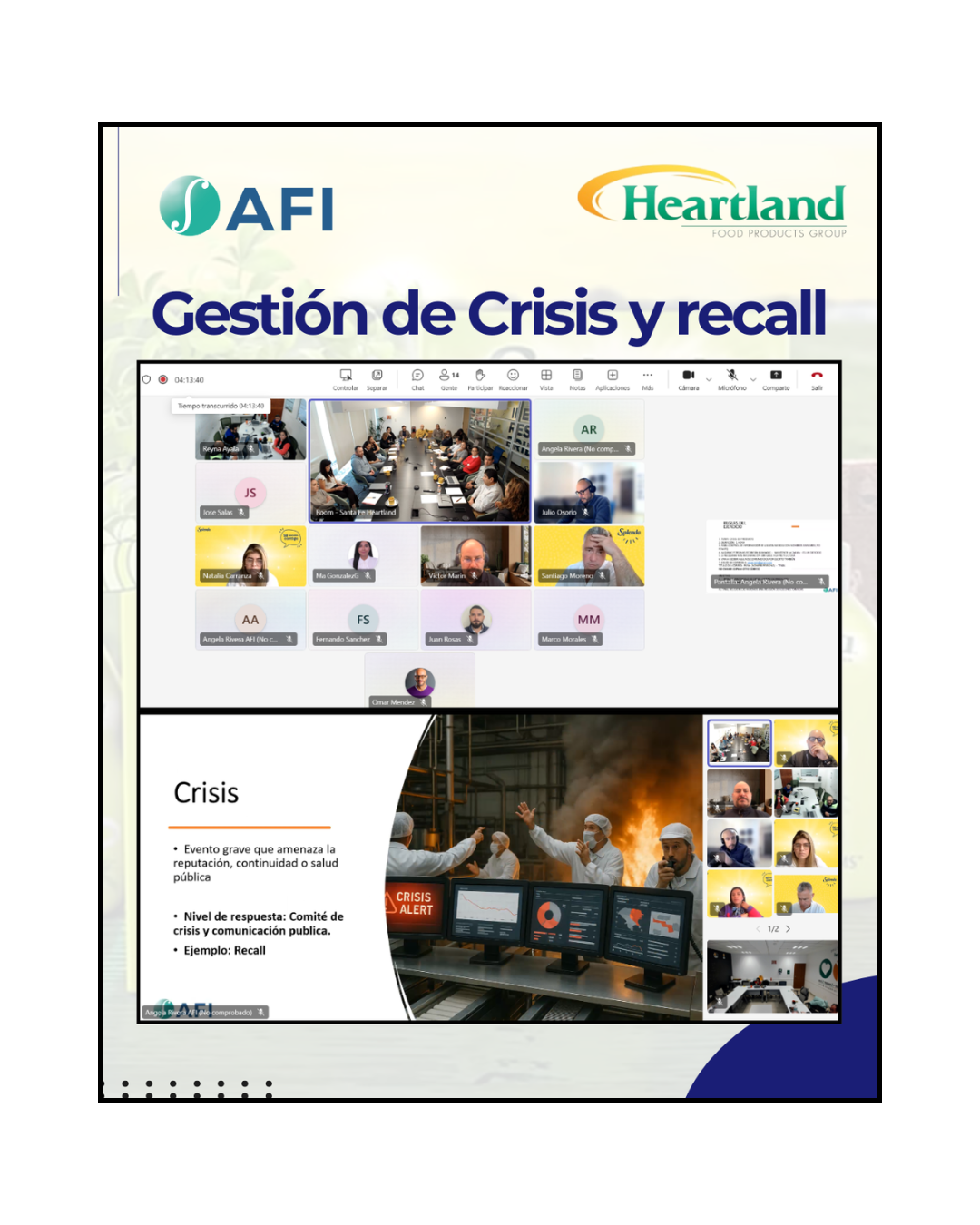 Preparación estratégica ante eventos críticos: AFI dicta curso de ...