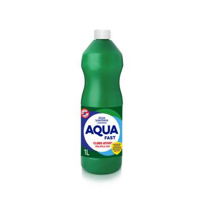 Água Sanitária Aquafast - 01 Litro | Leoclean