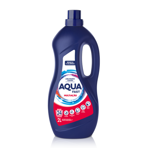 Lava Roupas Aquafast Multiação - 02 L | Leoclean