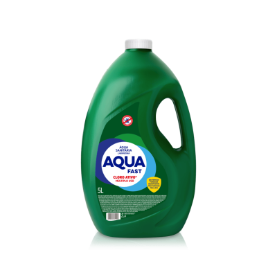 Água Sanitária Aquafast - 05 Litros | Leoclean