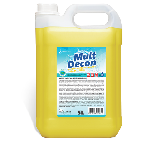 Detergente Concentrado Multquímica Mult Decon SP 05 Litros | Leoclean