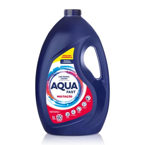 Lava Roupas Aquafast Multiação - 05 L | Leoclean