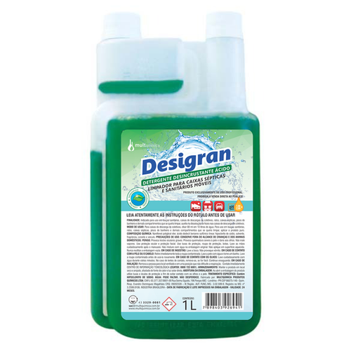 Desintegrador de Dejetos Multquimica Desigran 01 Litro | Leoclean
