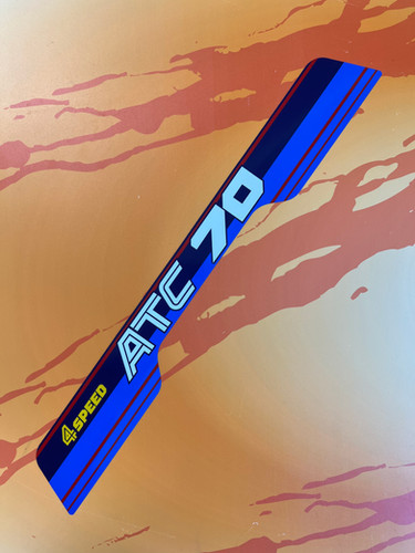 1985 ATC70 Rear Decal OEM | Blue Line Graphics