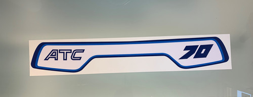 1981 ATC70 Rear Decal OEM | Blue Line Graphics