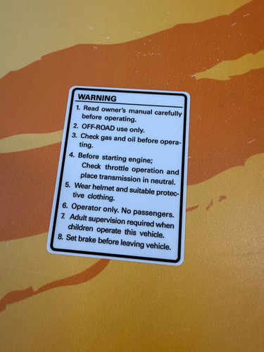 YT Warning | Blue Line Graphics