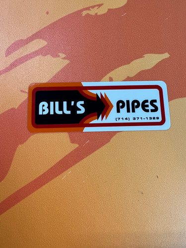 Bills Pipe Small Rectangle | Blue Line Graphics