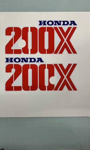 1987 ATC200X Tank Decal | Blue Line Graphics