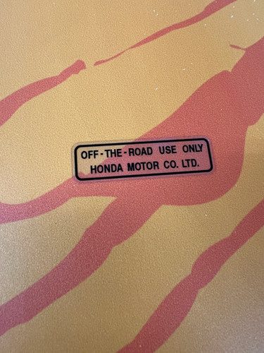 Off Road Use Only Black | Blue Line Graphics