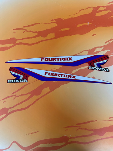 TRX70 1986 TRX250R Style Front Red | Blue Line Graphics